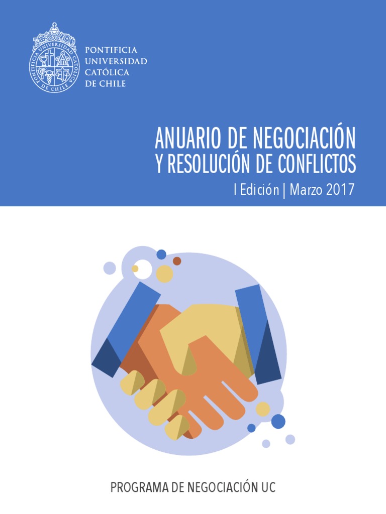 Anuario de Negociación y Resolución de Conflictos | PDF | Negociación | Conflicto (proceso)