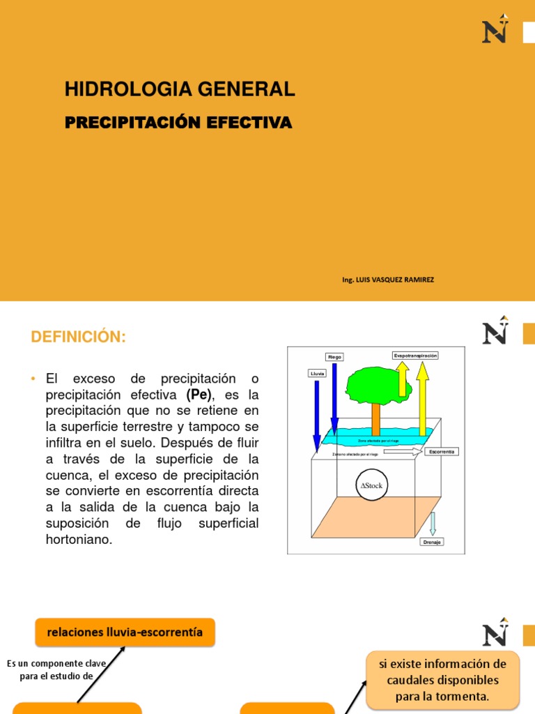 Definición de Precipitación Efectiva | PDF | Precipitación | Lluvia