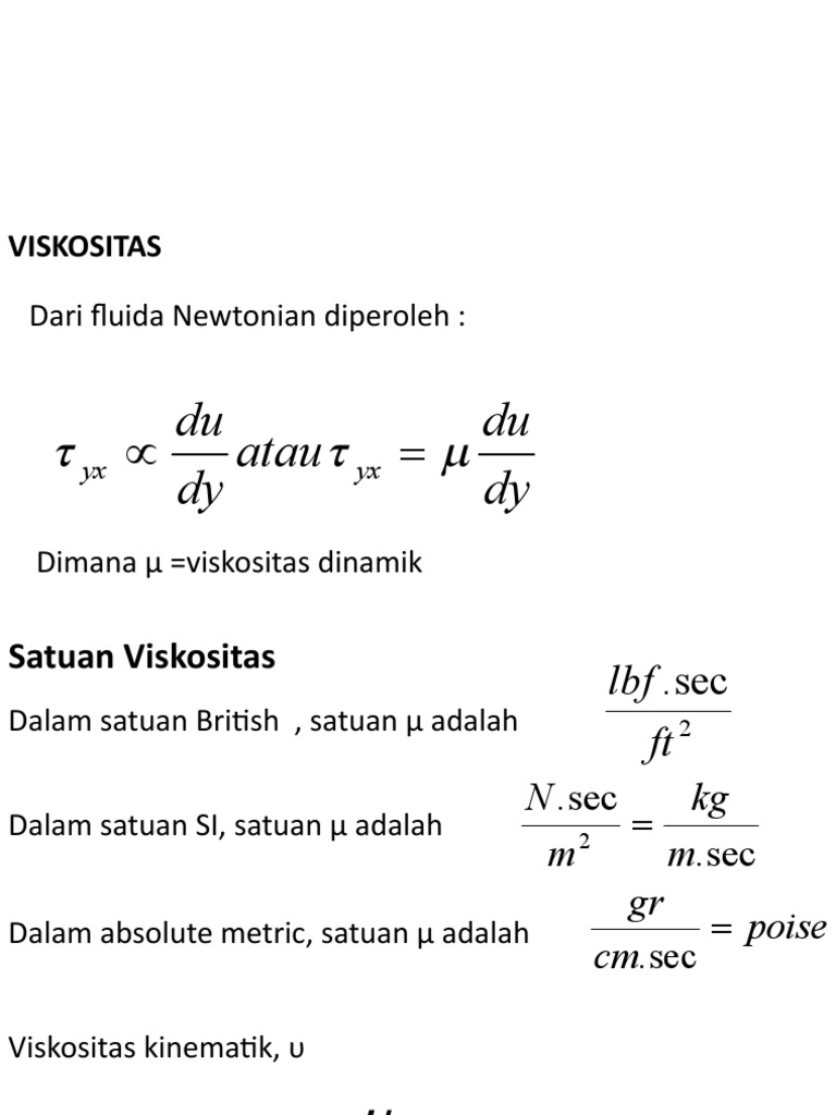 Viskositas | PDF