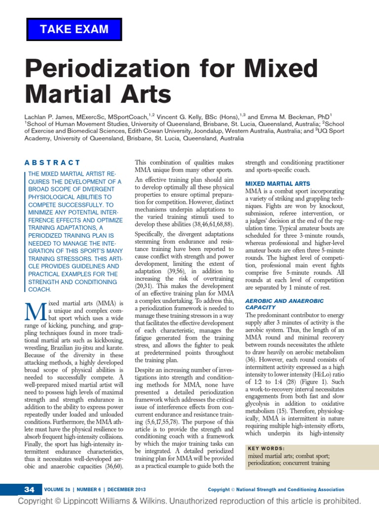 Periodizacion para MMA PDF | PDF | High Intensity Interval Training ...