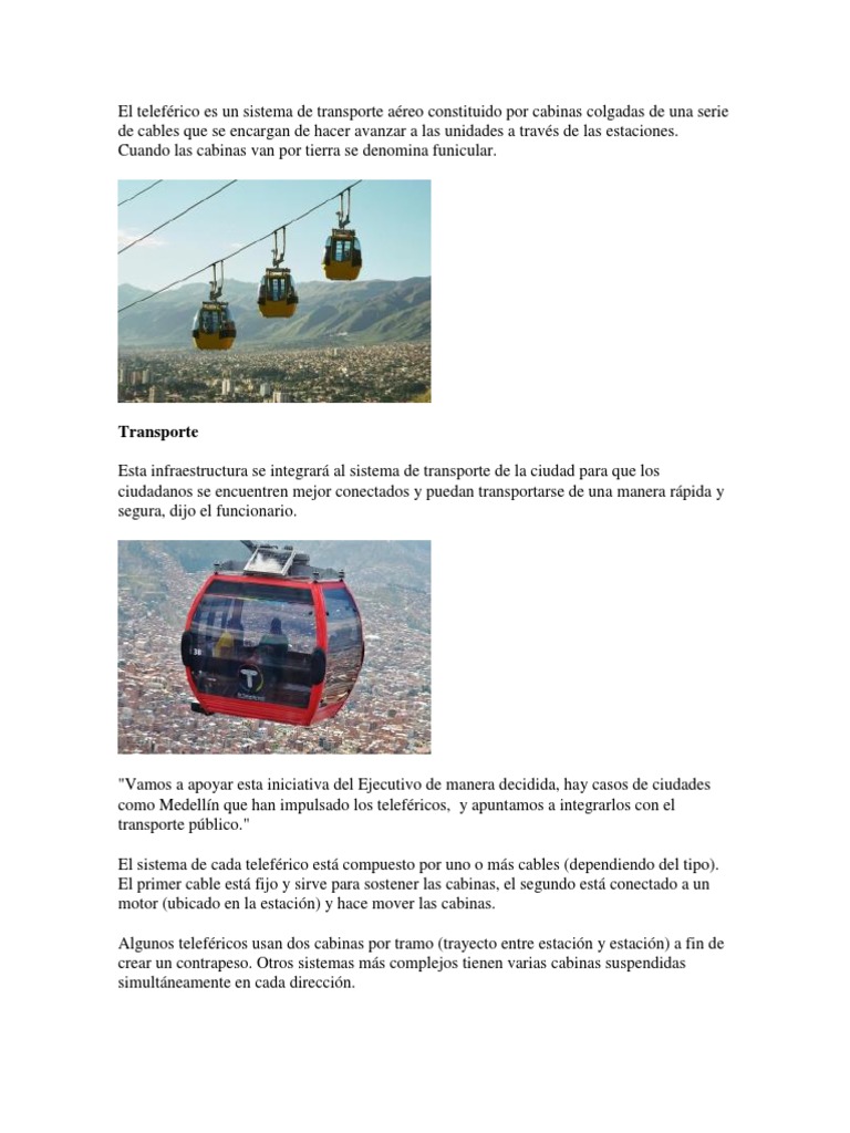 TELEFERICO | PDF