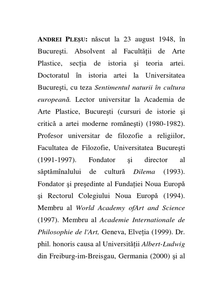 Andrei Plesu Despre Ingeri New 1 PDF | PDF