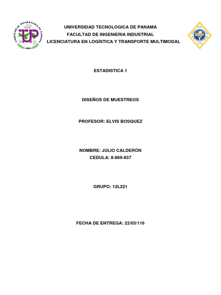 Tipos de Muestreo en Estadística | PDF | Muestreo (Estadísticas ...