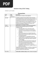 SOX Template | PDF | Sarbanes–Oxley Act | Internal Control