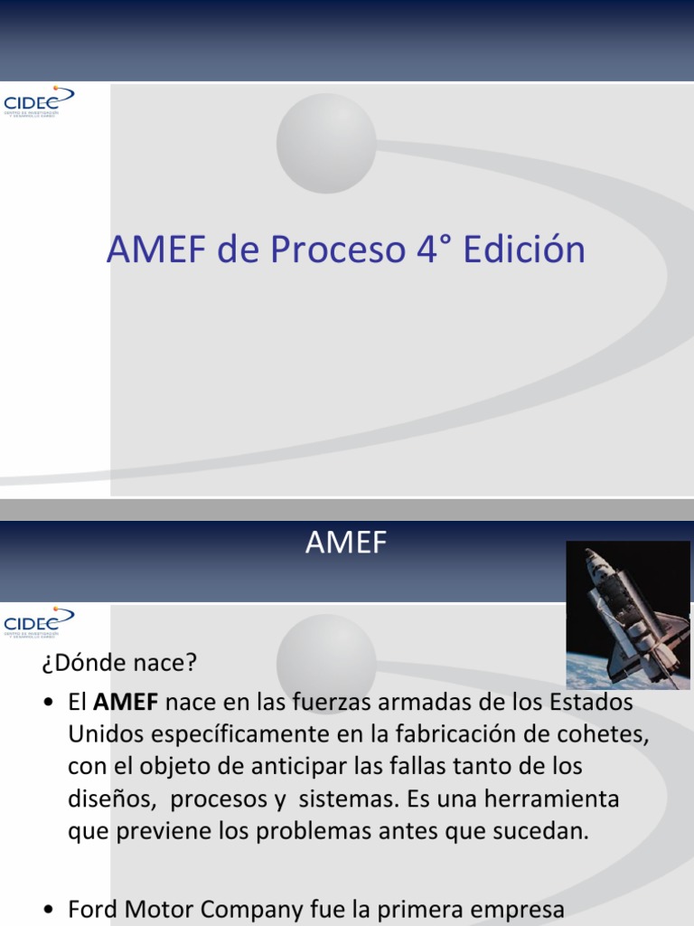 CURSO FMEA Rev 4 Edicion | PDF | Tornillo | Ingeniería de confiabilidad