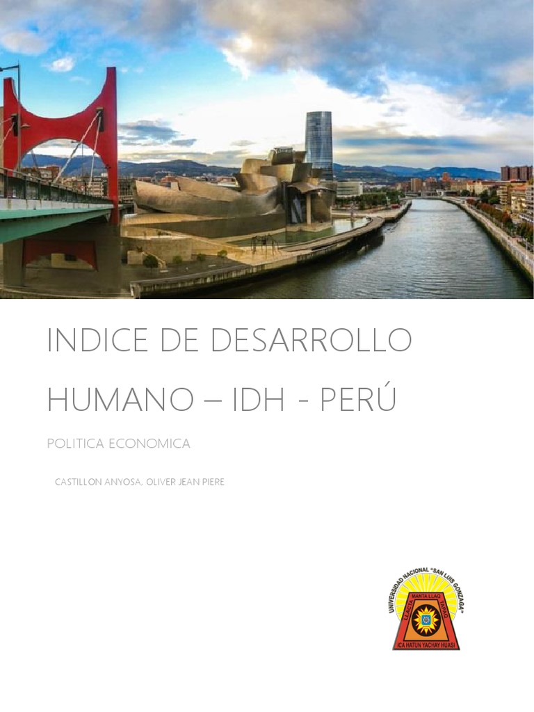 Idh Peru | PDF | Índice de Desarrollo Humano | Sociedad