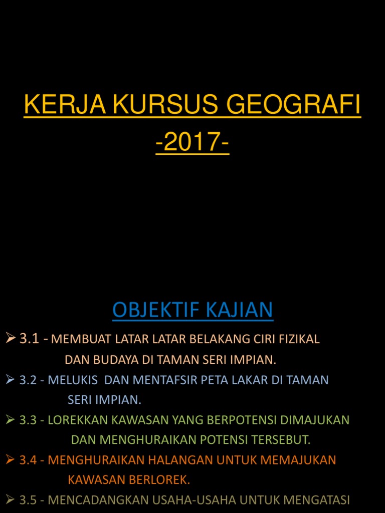 Kerja Kursus Geo | PDF