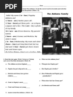 SCRIPT - The Addams Family Musical (Excerpt) | PDF | Fictional Families