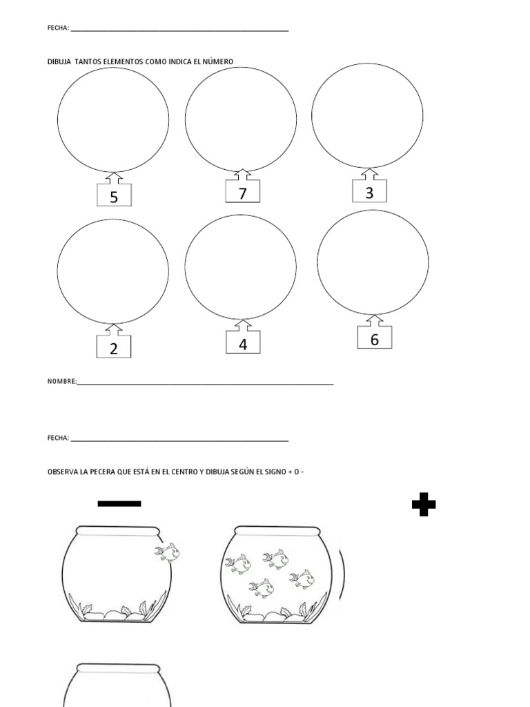 Matematicas Guias Prekinder | PDF | Conjunto (Matemáticas) | Enseñanza ...