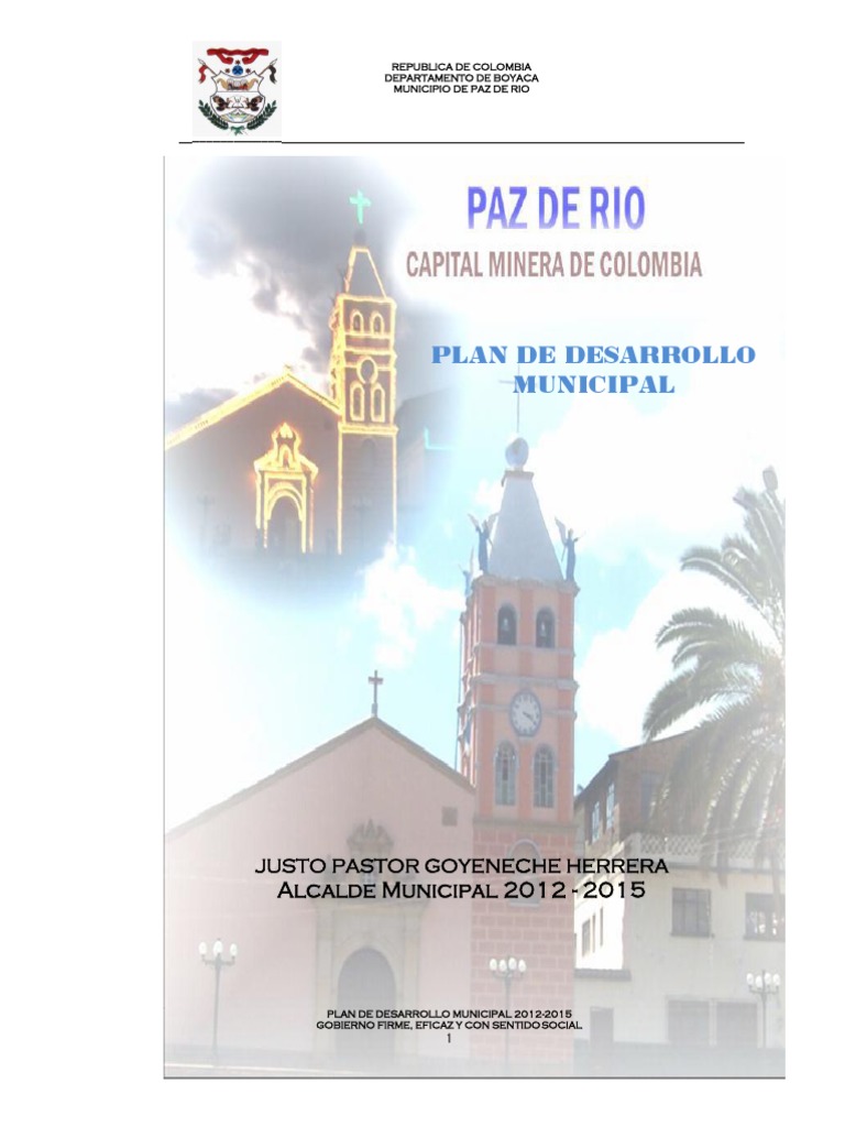 Paz de Rio Boyaca | PDF | Sustentabilidad | Población