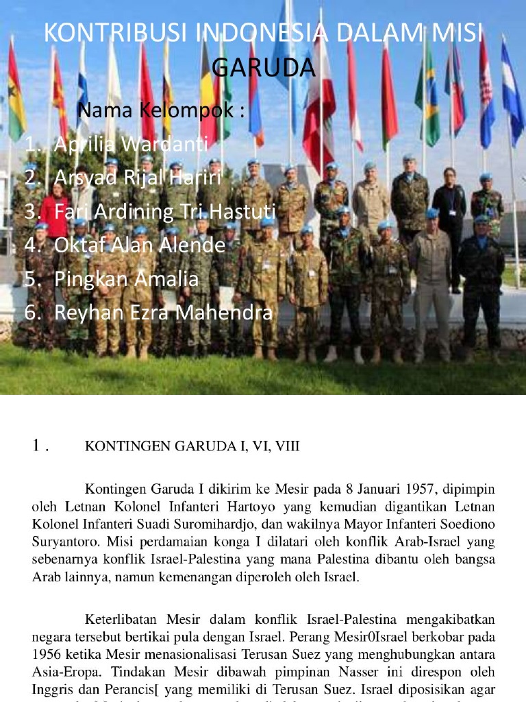 Kontingen Garuda 345 | PDF