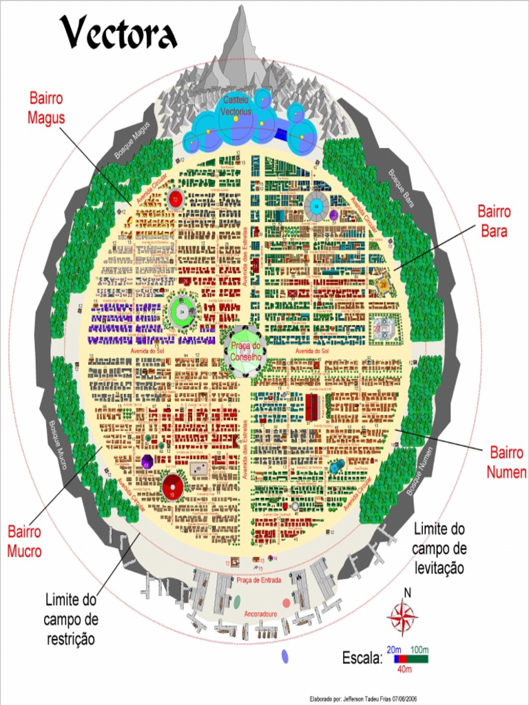 Mapa de Vectora | PDF | Cidade | Humano