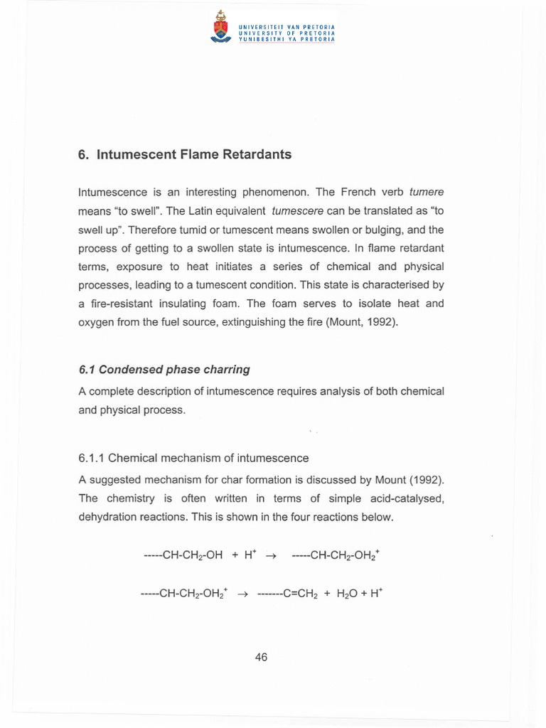 Intumescent Teory | PDF | Combustion | Smoke