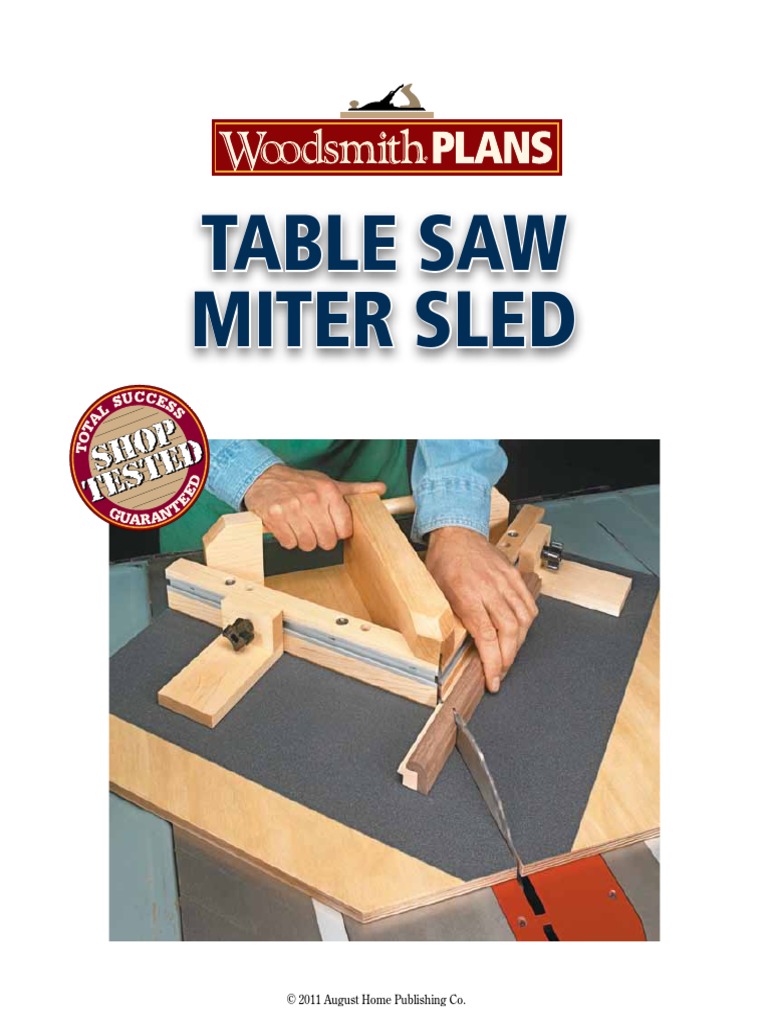 table-saw-miter-sled.pdf | Woodworking | Tools