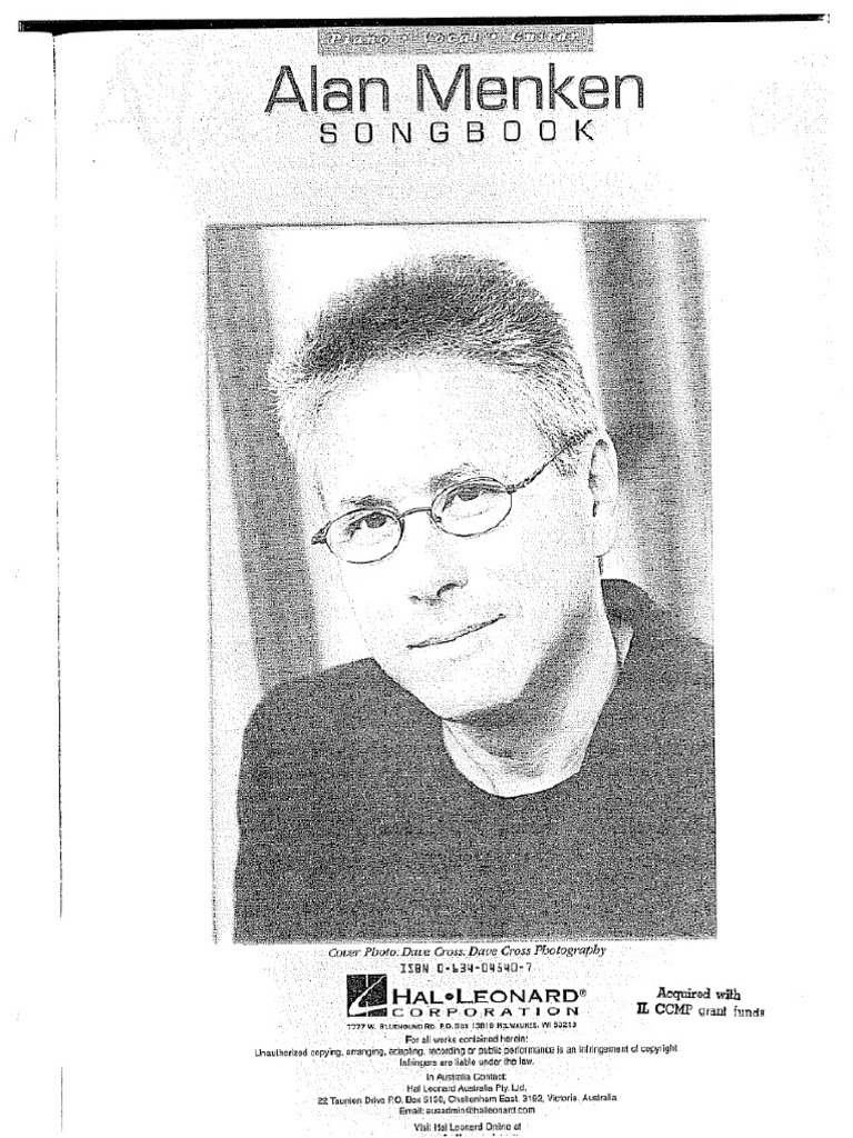 Alan Menken Collection | PDF
