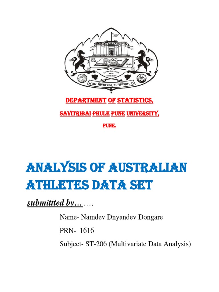 Analysis of Athletics Data | PDF | Factor Analysis | Cluster Analysis