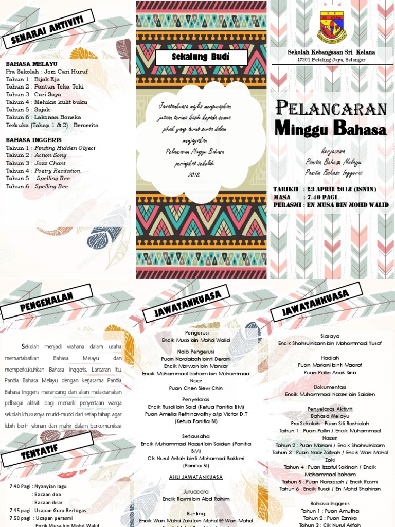 Buku Program Minggu Bahasa | PDF