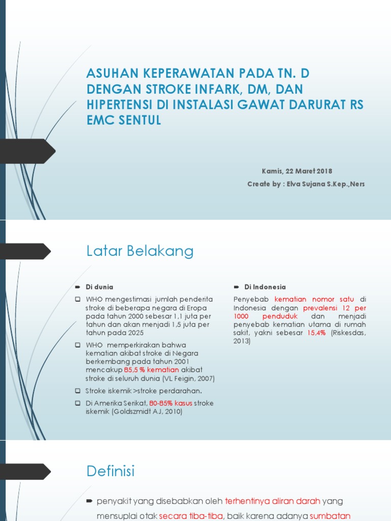 Stroke Infark | PDF