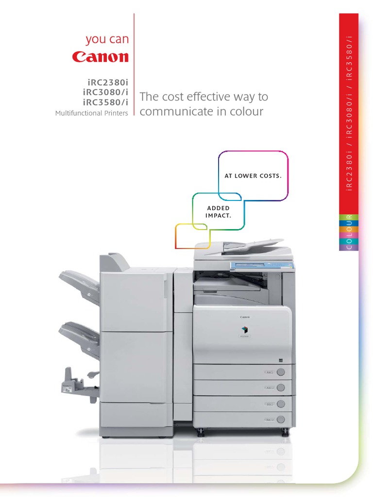 Canon IRC2380 | PDF | Portable Document Format | Fax