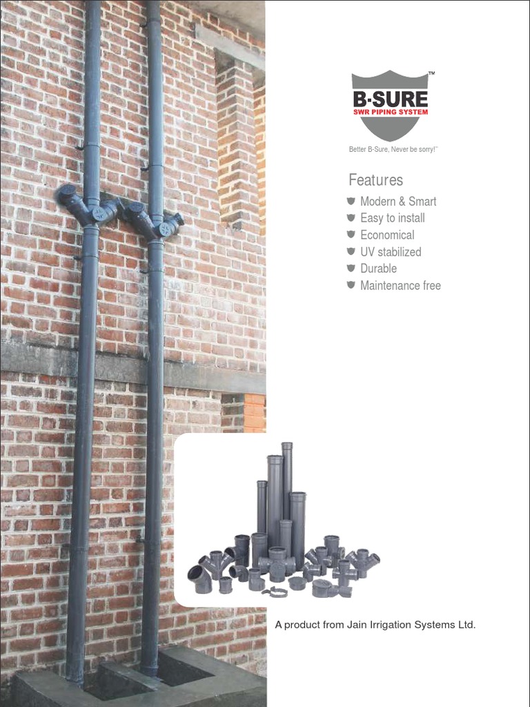 SWR Pipe Literature | PDF | Pipe (Fluid Conveyance) | Building Engineering