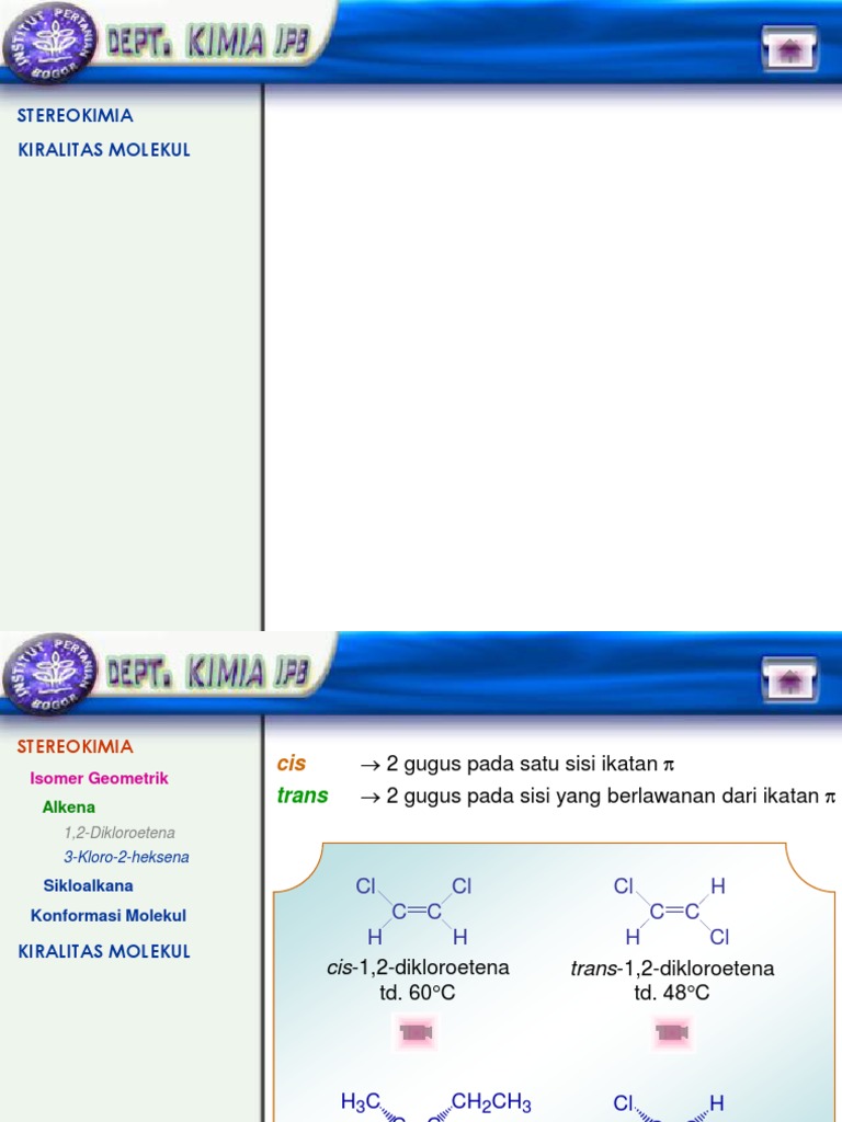 Stereokimia & Kiralitas Molekul | PDF