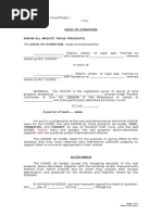 Sample Deed of Usufruct Over A Real Property | PDF | Deed | Land Lot