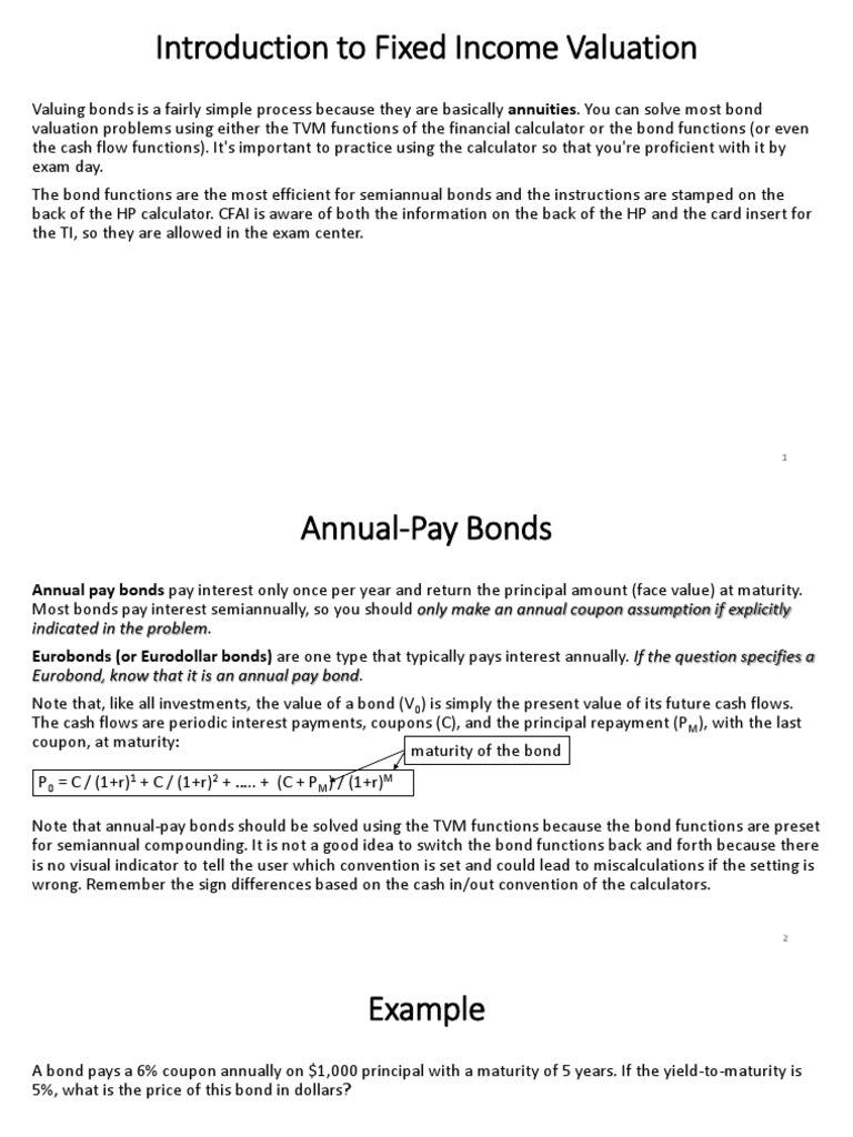 Darren FIXED INCOME | PDF | Bonds (Finance) | Yield (Finance)