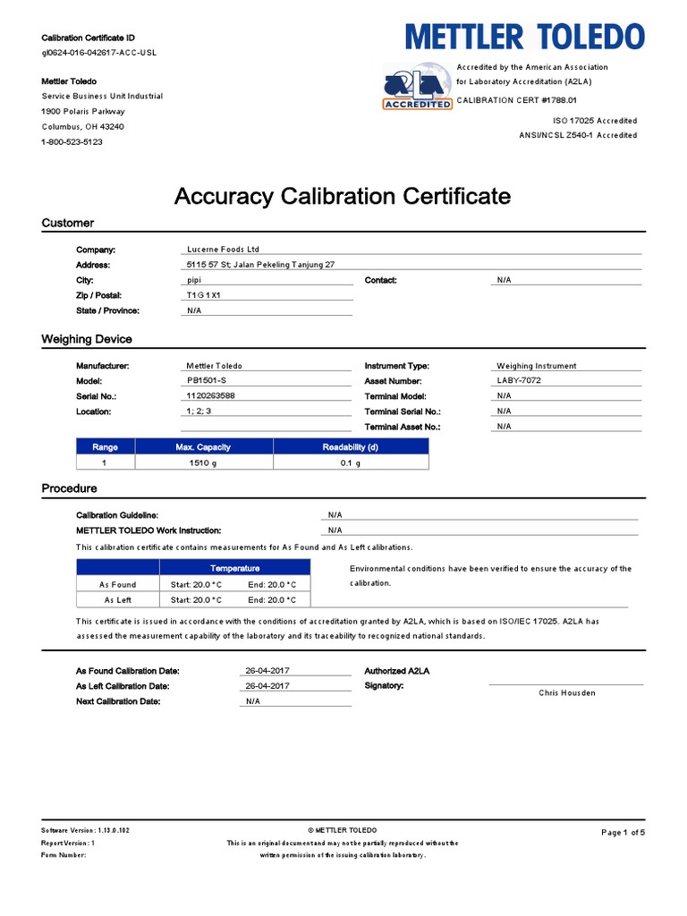 Calibrate ISO17025 +OIML-HB44 | Calibration | Uncertainty | Free 30-day ...