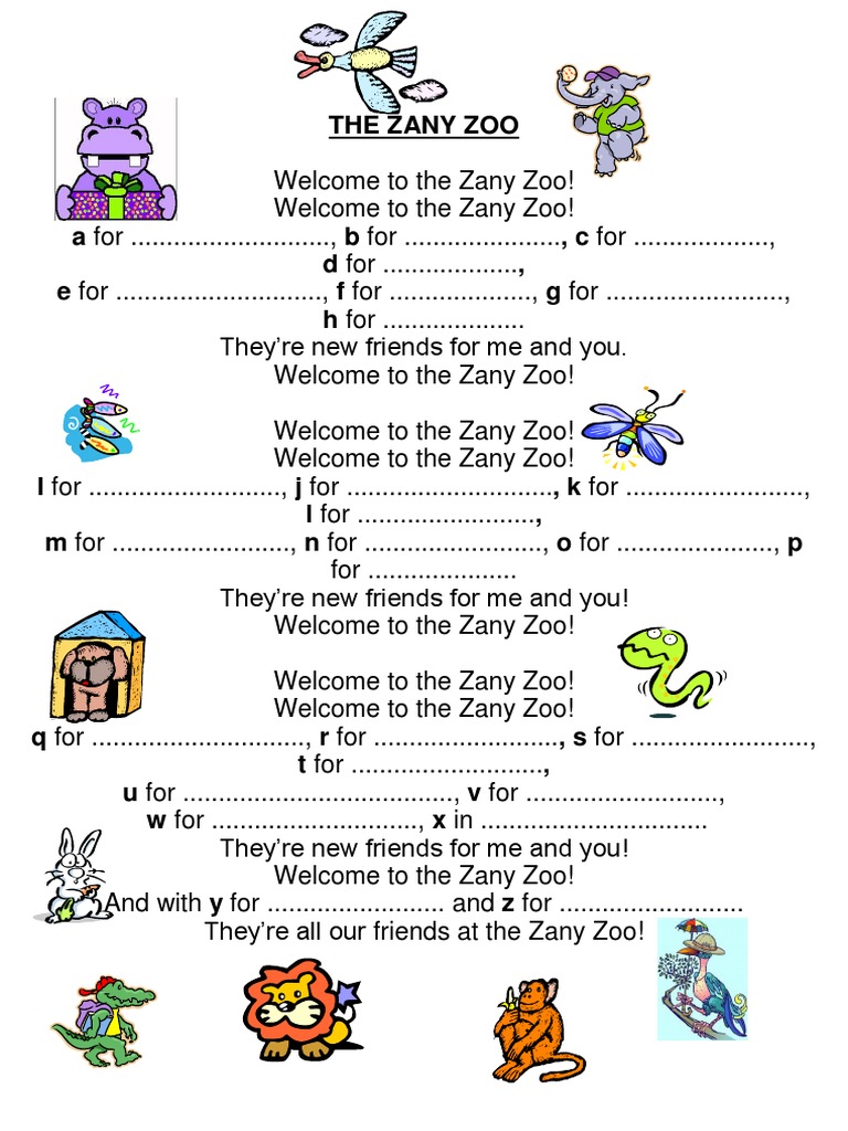 The Zany Zoo | PDF