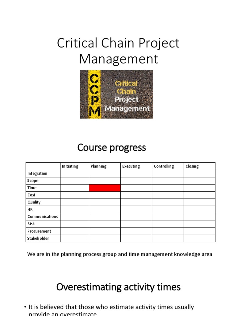 Critical Chain Project Management Insights | PDF