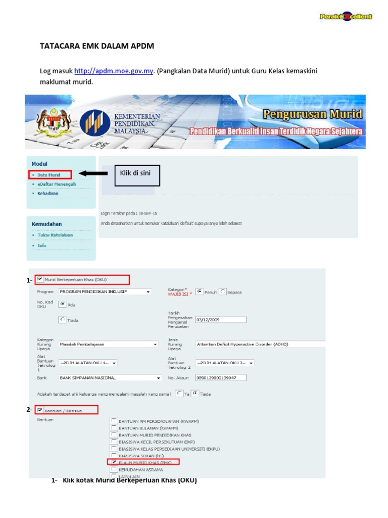 Tatacara Emk Dan Pengesahan Dalam Apdm-Tanpa Carta Alir | PDF