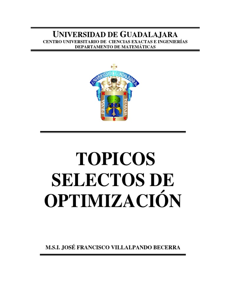 Manual de Topicos Selectos de Optimizacion | PDF | Entorno de desarrollo integrado | Python ...