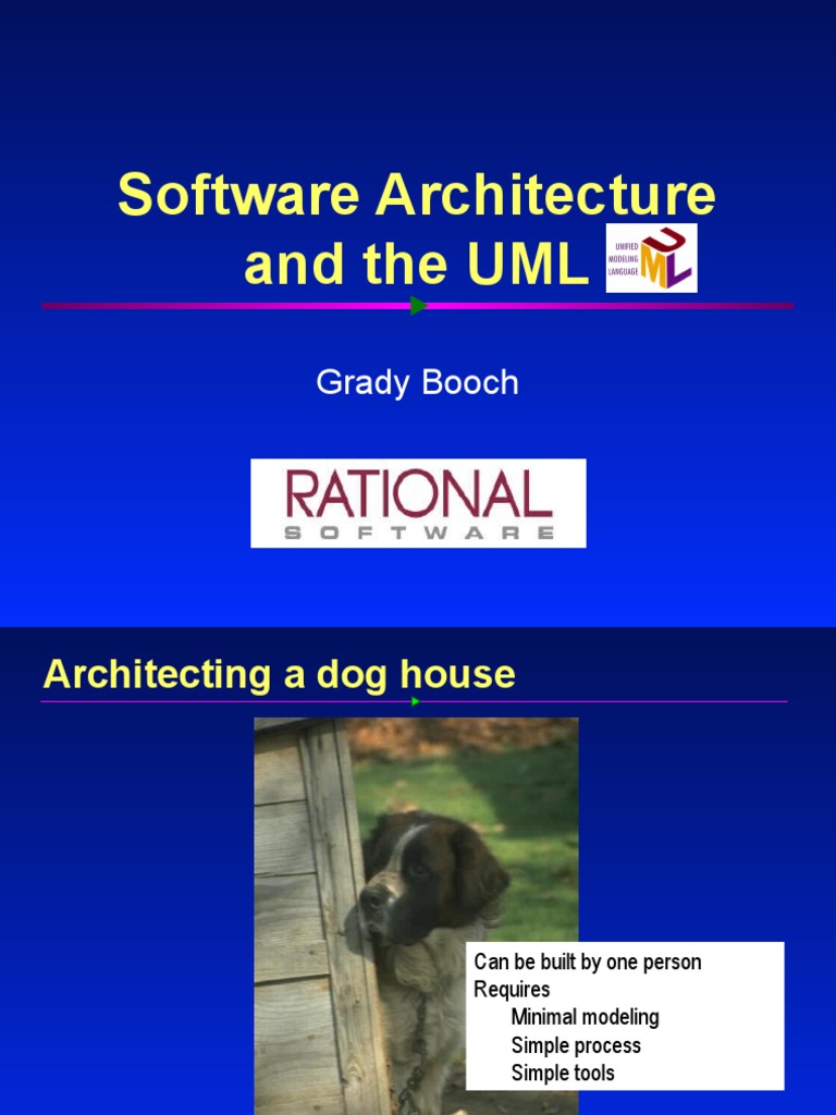 Grady Booch Software Architecture and The Uml 120427275169679 5 | PDF ...