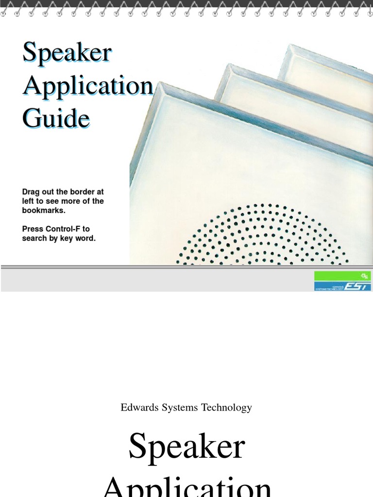 Speaker Application Guide 1 | PDF | Loudspeaker | Sound