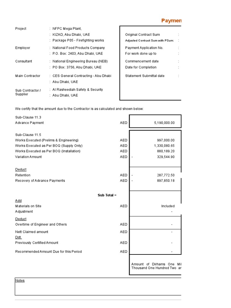 Firefighting Sample Invoice 100% | PDF | Pipe (Fluid Conveyance) | Fire ...
