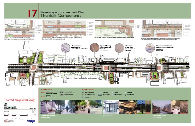 The Built Components: Streetscape Improvement Plan | PDF | Street ...
