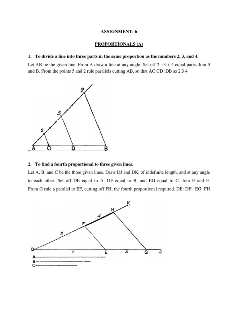 Geometry and Drafting: Assignment 6 | PDF | Space | Elementary Mathematics