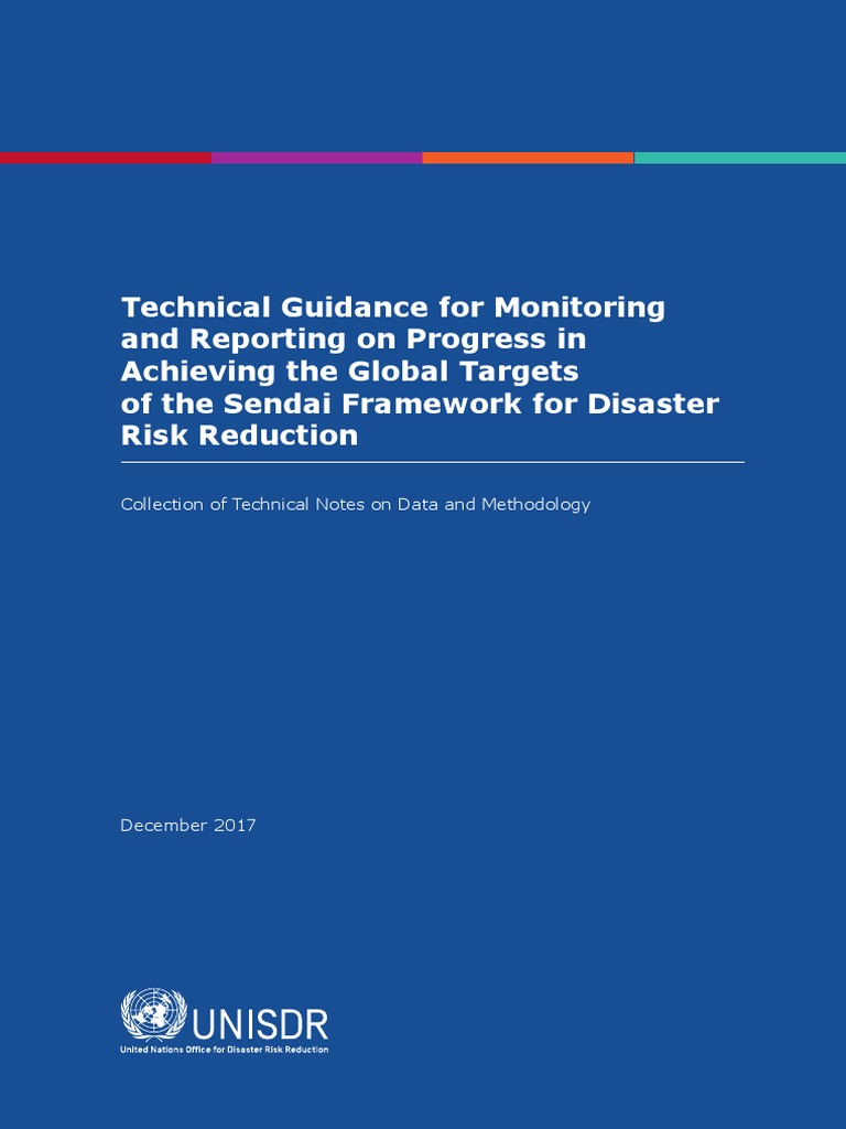 Tech Guidelines SFDRR | PDF | Disaster Risk Reduction | Hazards