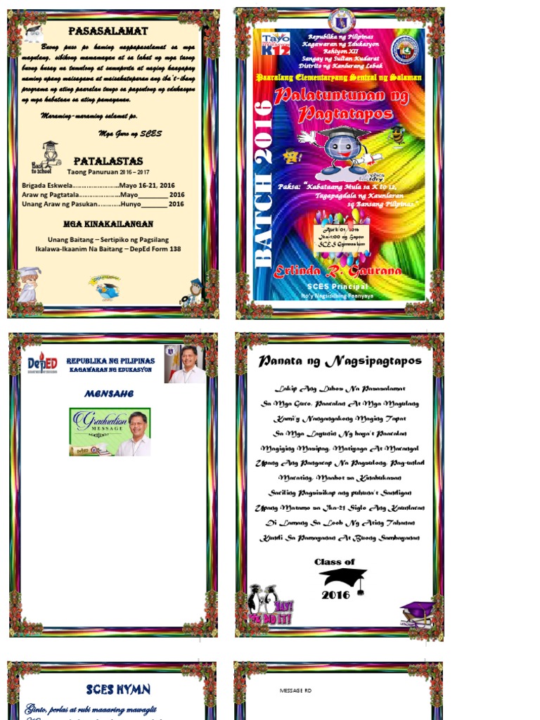 Graduation Program 2016 2 | PDF