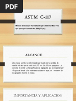 Norma ASTM C117 | PDF | Partículas | Masa