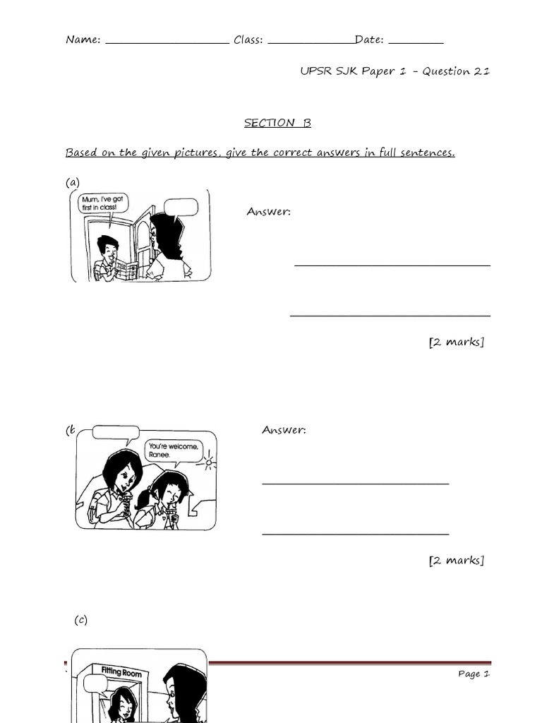 Unit 1 - Paper 1 - Qns 21 | PDF