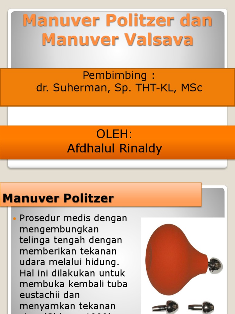 'Dokumen - Tips Manuver Politzer Dan Valsava Print | PDF