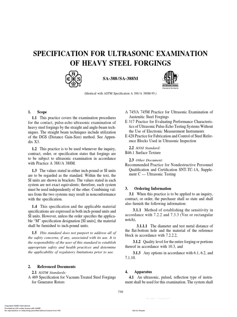 Sa 388 | PDF | Ultrasound | Forging