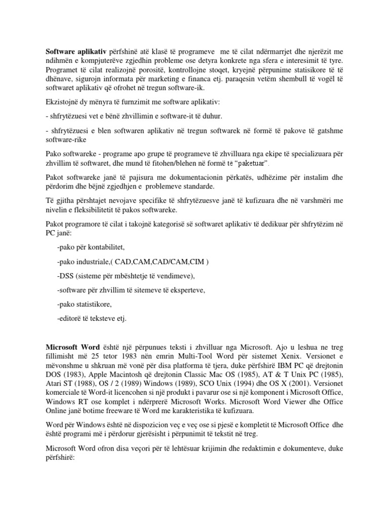 Software Aplikativ | PDF