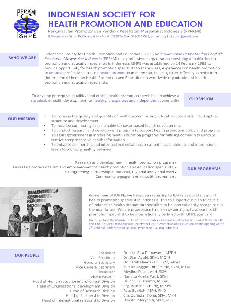 1 PPPKMI Profile - 2017-2021 PDF | PDF | Health Promotion | Wellness