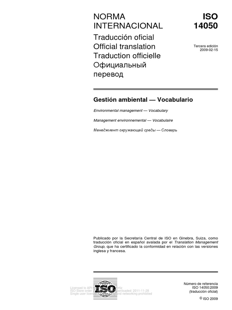 Iso 14050 | PDF
