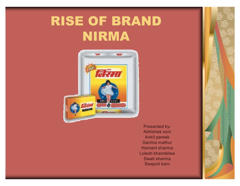 Rise of Brand Nirma | PDF | Brand | Microeconomics