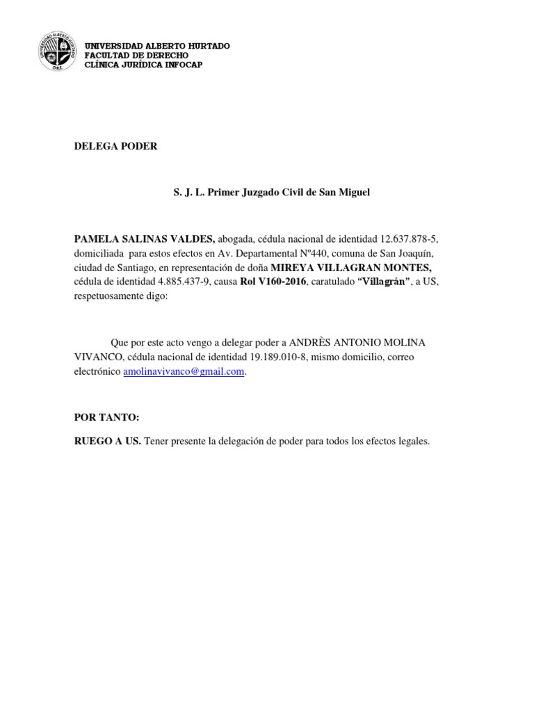 Delega Poder 1 | PDF