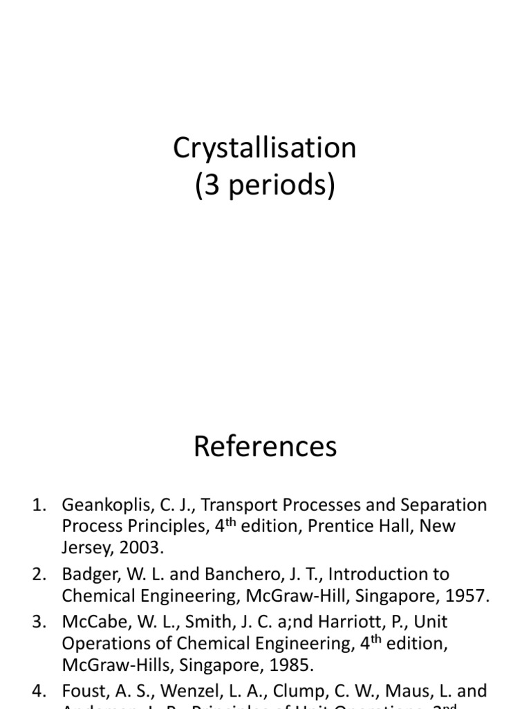 Crystallization | PDF | Crystallization | Solubility