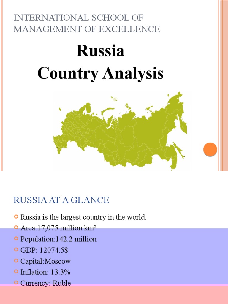 Russia Country Analysis | PDF | Banks | Taxes